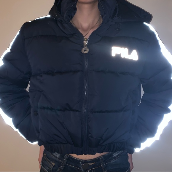 Fila | Jackets & Coats | New Fila Reflective Puffer Jacketcoat | Poshmark